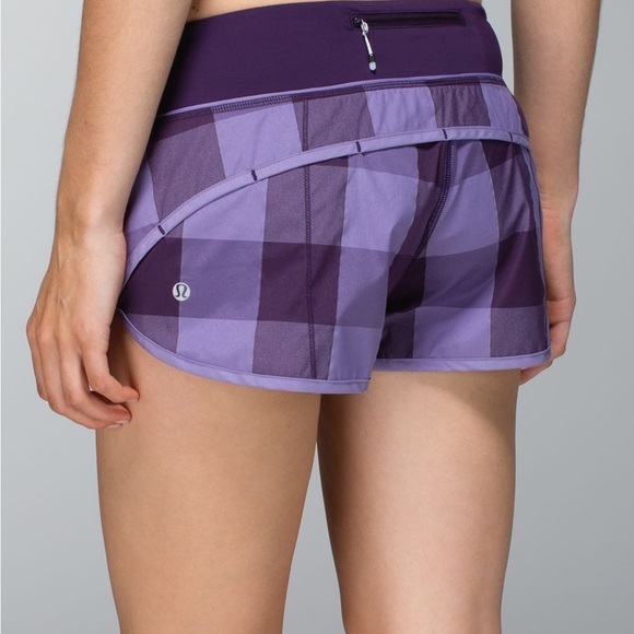 lululemon athletica | Shorts | Lululemon Speed Shorts Gros Gingham ...
